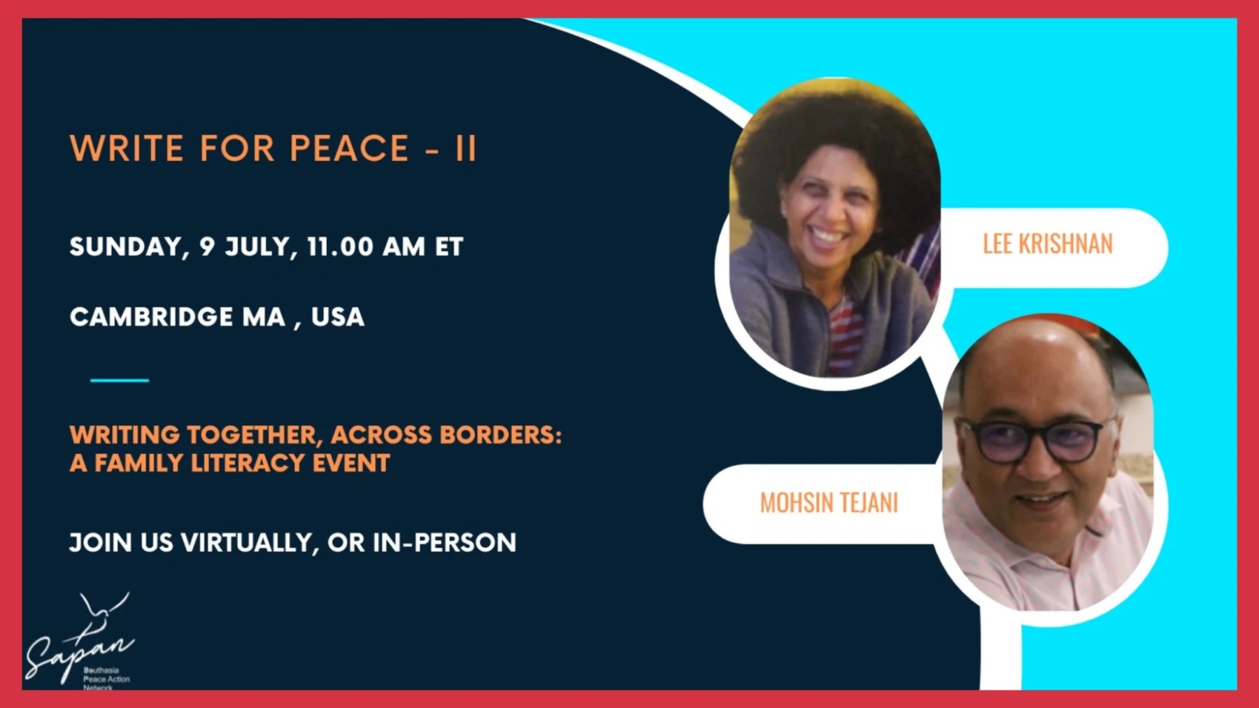 Write for peace, celebrate love, fight hate | Journeys to democracy